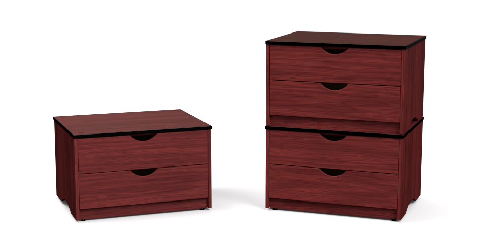 Spartan Two Drawer Stackable Chest - Blockhouse Contract Furniture